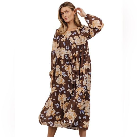 Hayden | Dresses | Hayden Floral Midi Dress Sml New Boho | Poshmark